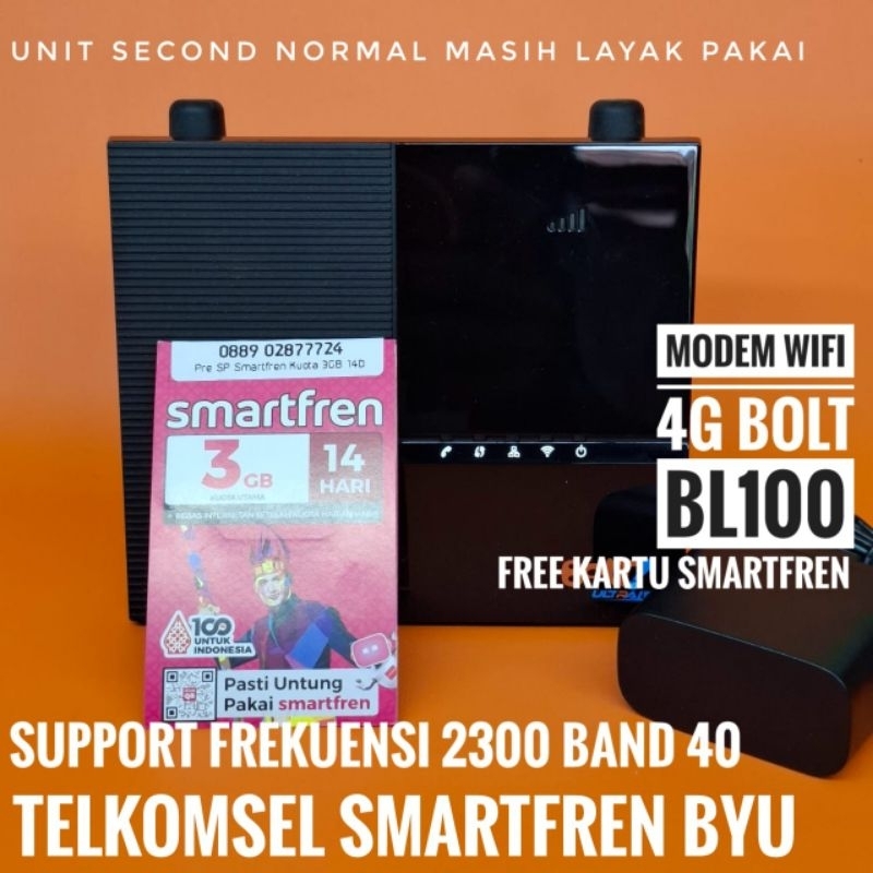 Jual Modem Router Wifi Simcard 4G Bolt Bl100 Unlock All Operator Band ...