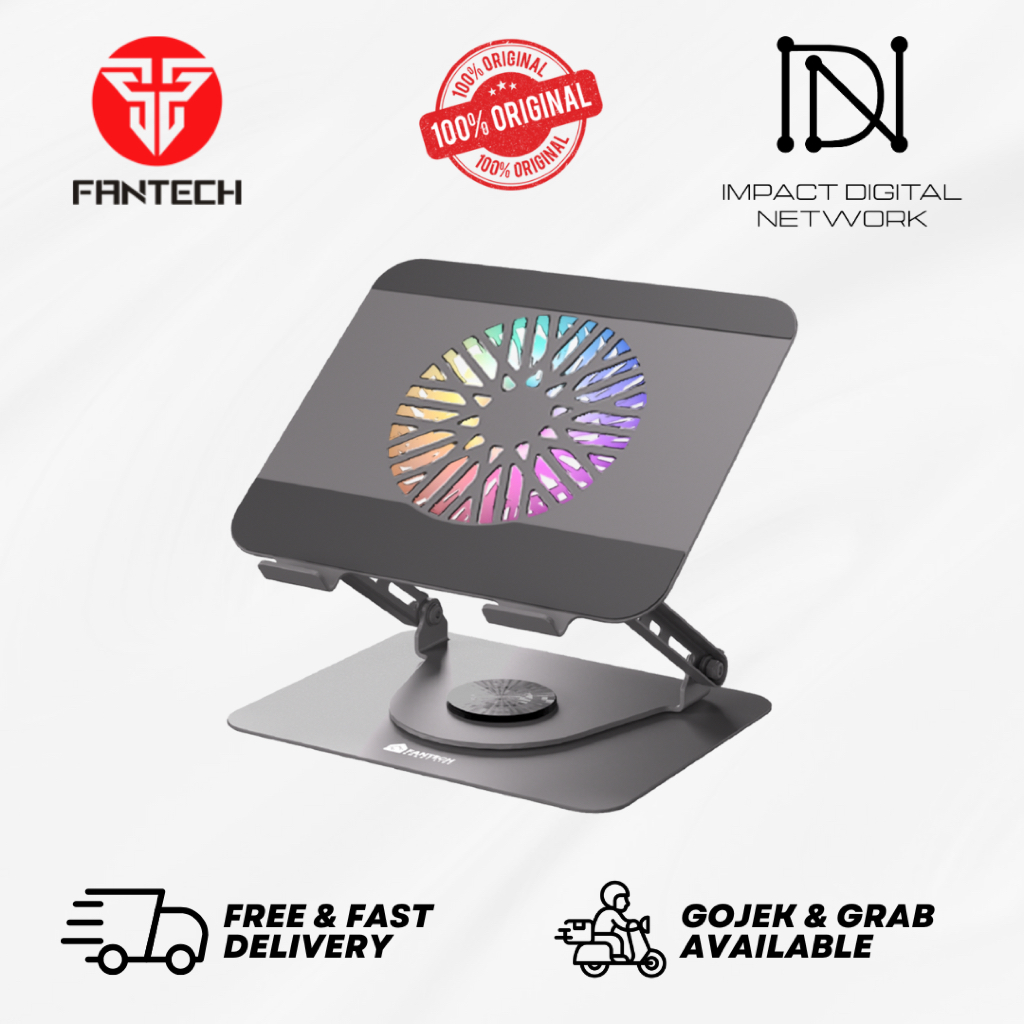 Jual Fantech NC30 / NC-30 Fan Cooler Stand Laptop Swivel 360 Derajat ...