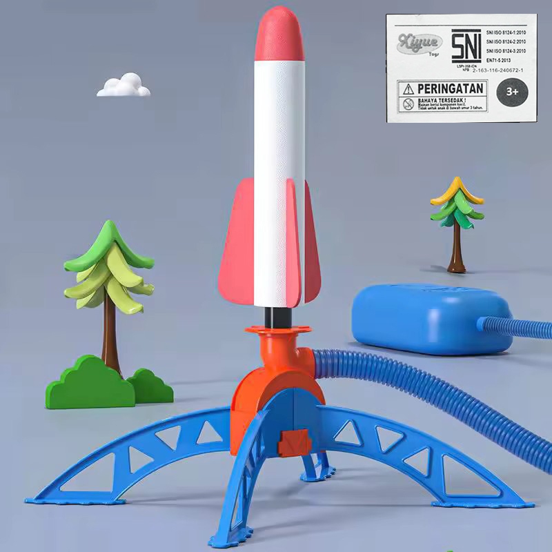 Jual RG MAINAN ANAK ROKET SNI Terbang Ketapel Menginjak Pedal Peluncur ...
