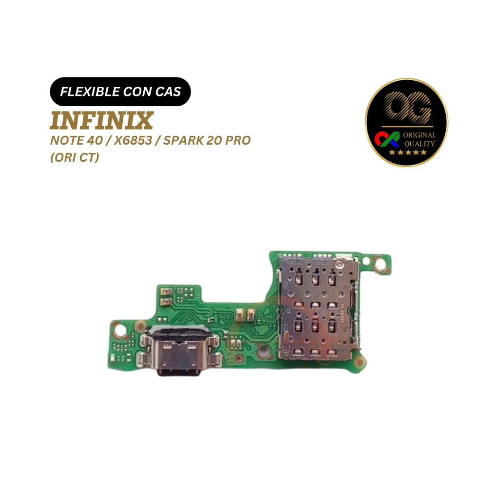 Jual FLEXIBLE INFINIX NOTE 40 / X6853 / SPARK 20 PRO+ CON CAS (ORI CT ...