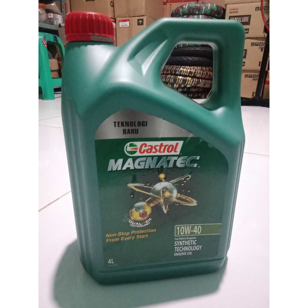 Jual OLI CASTROL MAGNATEC DUALOCK 10W-40 API SN 4 LITER KEMASAN BARU ...