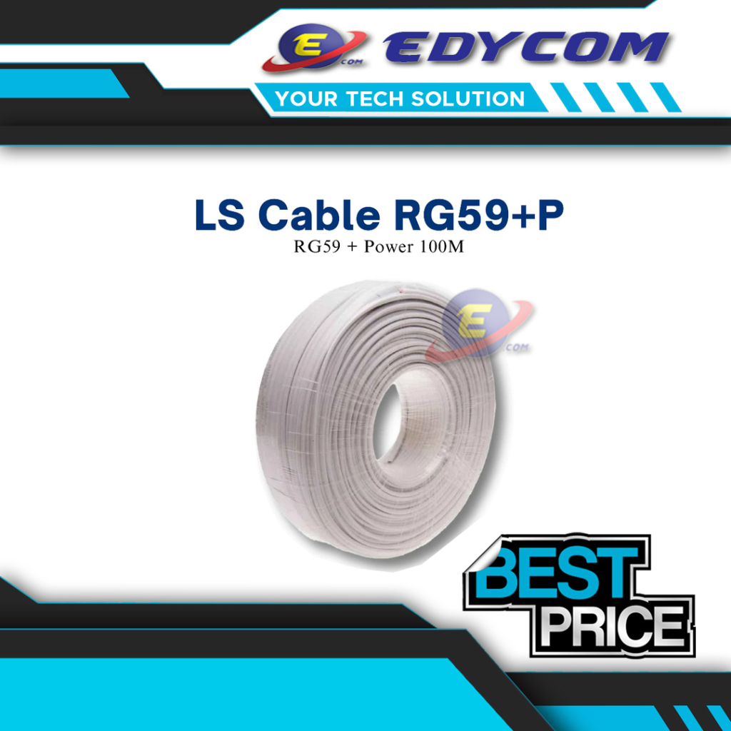 Jual KABEL CCTV RG59+P LS LG 100M COAXIAL WHITE | Shopee Indonesia