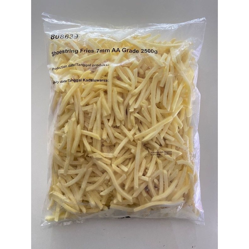 Jual AVIKO KENTANG SHOESTRING 2,5KG/FRENCH FRIES/KENTANG GORENG | Shopee Indonesia