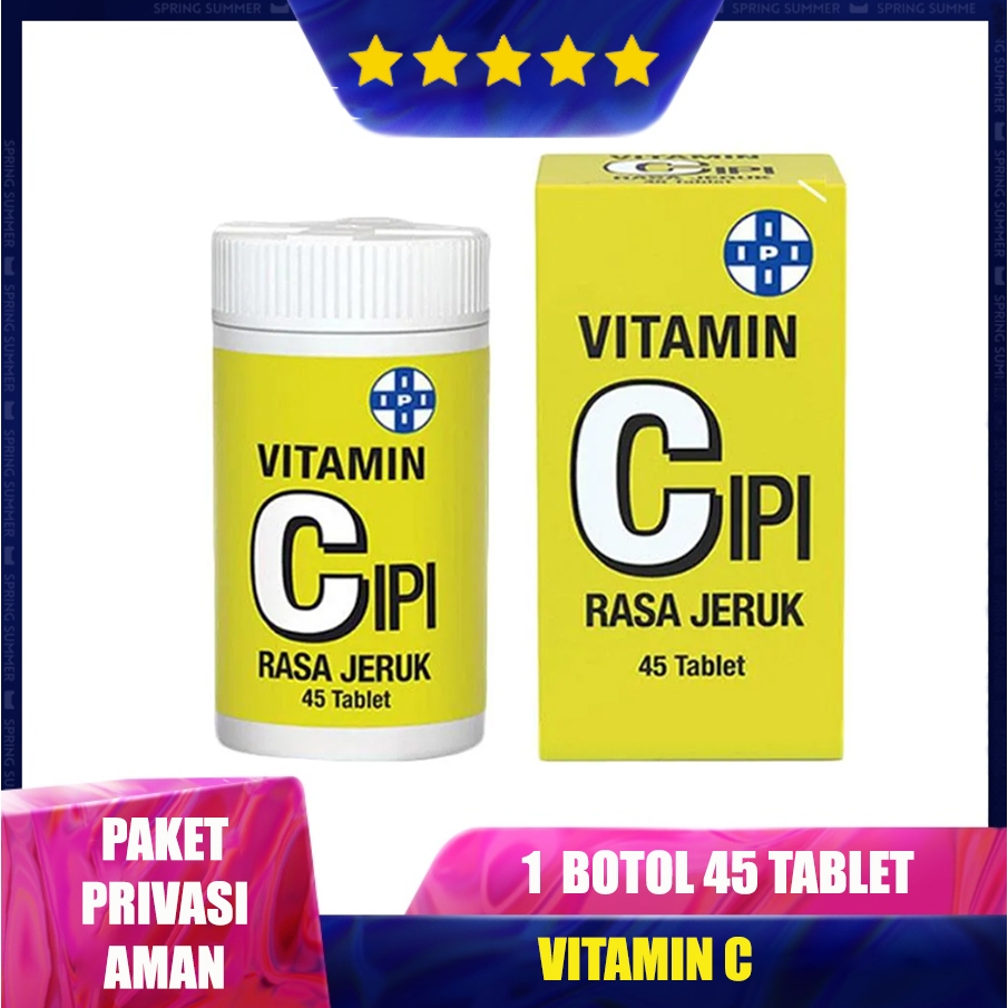 Jual IPI Vitamin C Tablet Rasa Jeruk Bisa Dikunyah Untuk Anak-Anak dan ...