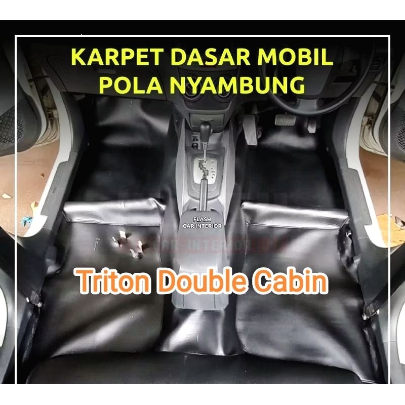 Jual Karpet Dasar Strada Triton Double Cabin Serat Super Lapis Tebal ...