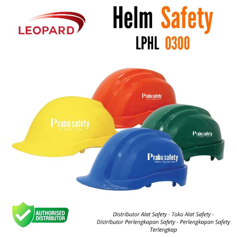 Jual HELM SAFETY KESELAMATAN KERJA LEOPARD LPHL 0300 ORIGINAL 100% ...