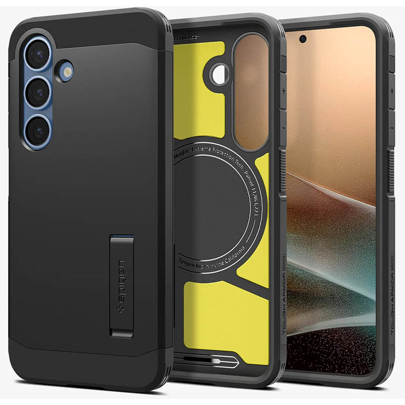 Jual Spigen Tough Armor Mag Case Samsung Galaxy S25 - Magsafe MagFit Ring Built-in for Magnetic ...