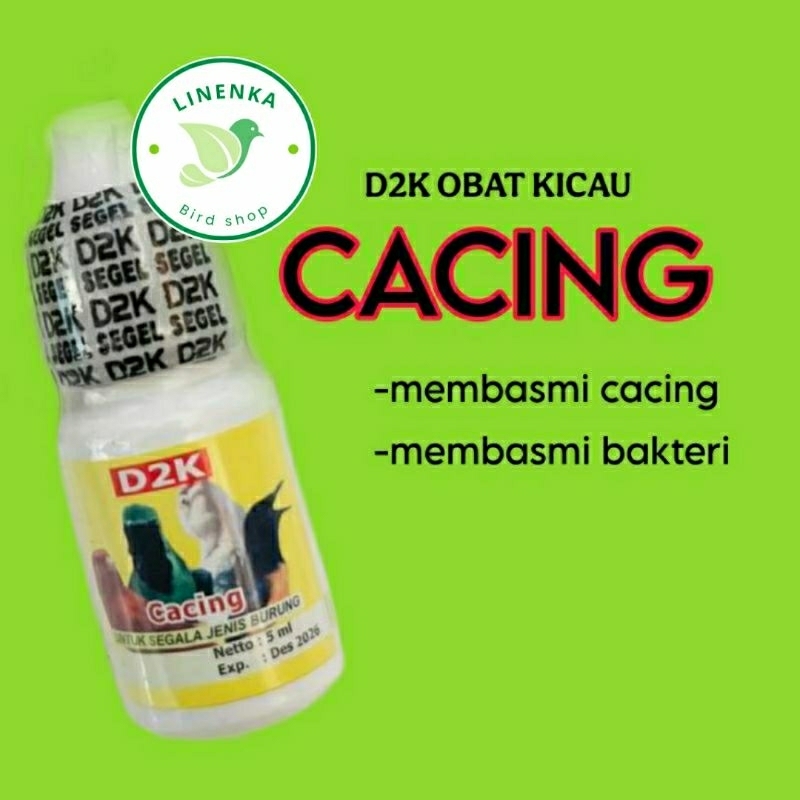 Jual OBAT CACING BURUNG DAN BAKTERI D2K ORIGINAL | Shopee Indonesia