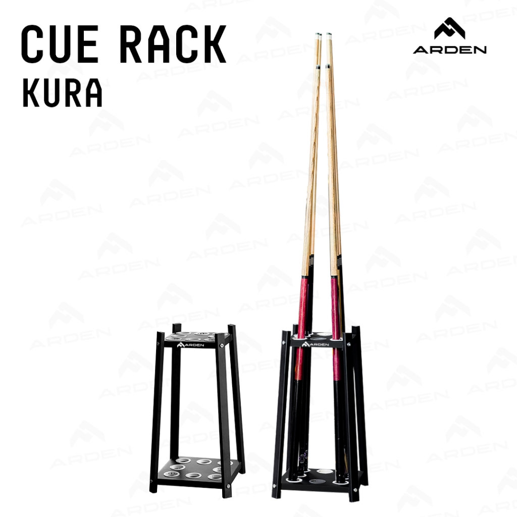 Jual ARDEN Cue Rack [KURA] Rak Stik Biliar Metal (8 Slot) | Shopee ...
