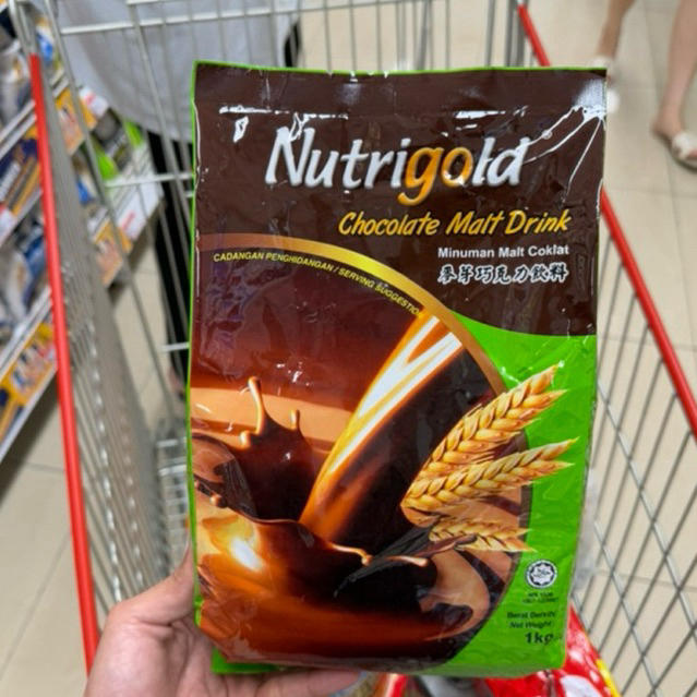 Jual nutrigold chocolate malt drink 400gr / chocolate malt drink 1kg ...