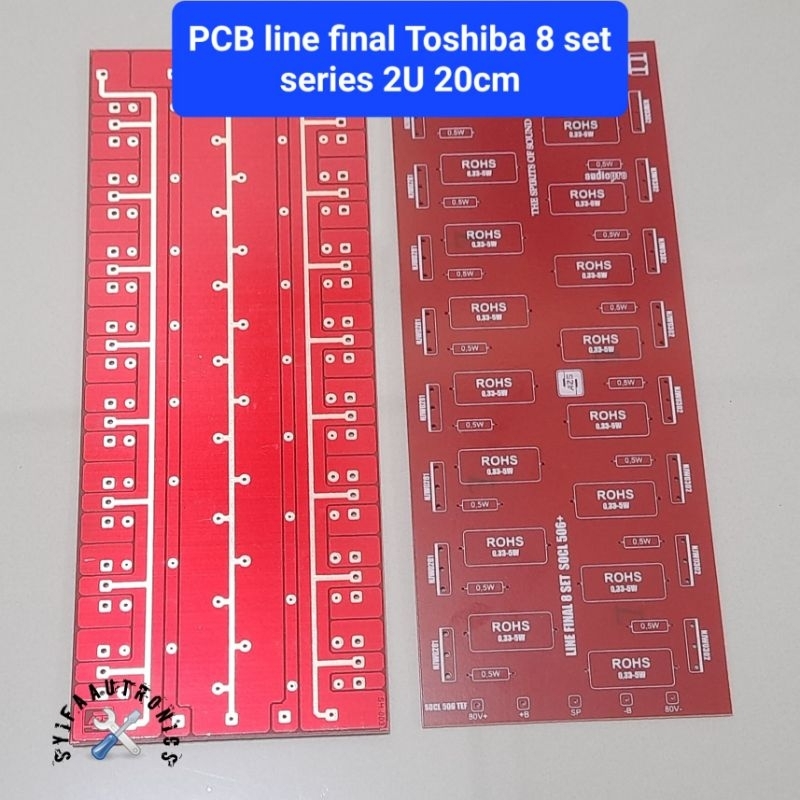 Jual PCB line final Toshiba 8 set series 2U 20cm | Shopee Indonesia