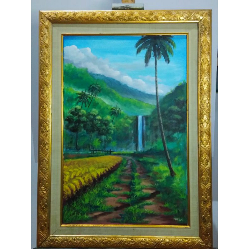 Jual Lukisan Pemandangan, Lukisan Asli Tangan, Lukisan Interior ...