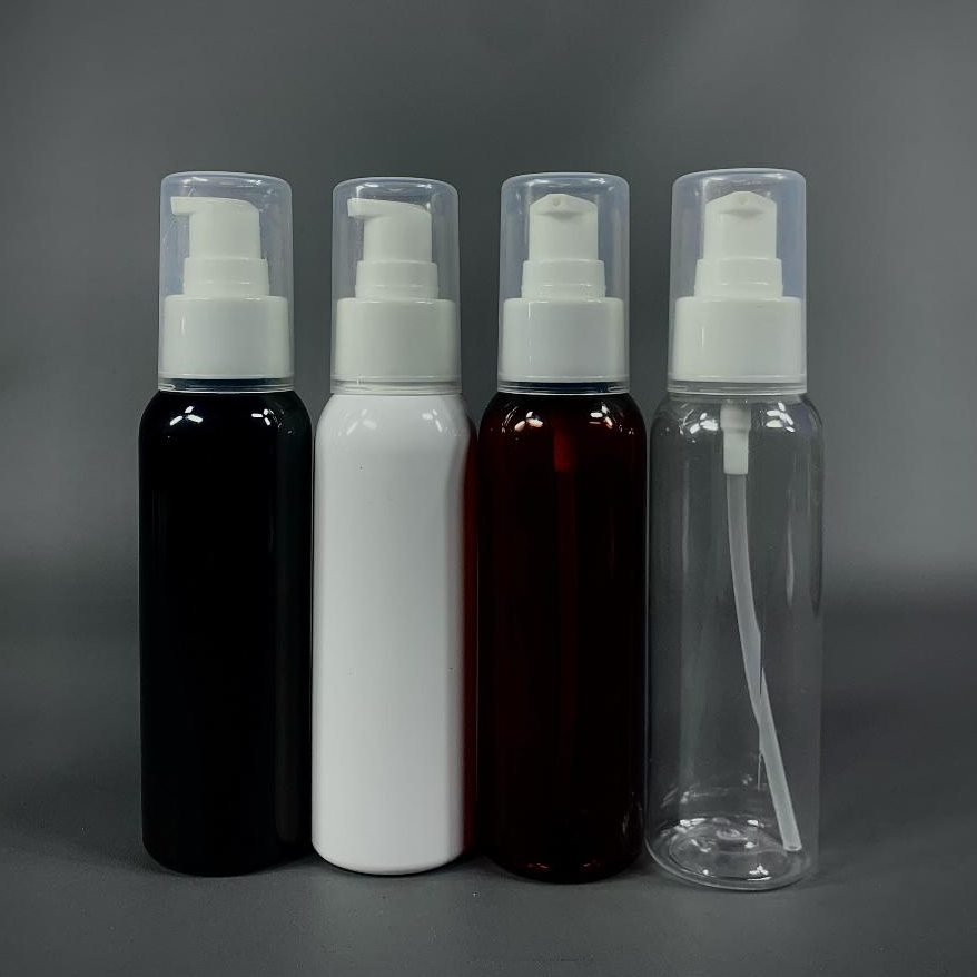 Jual Botol Pump Treatment 100 Ml / Botol Pet 100 Ml - Tutup Pump Treatment Putih Full-Cap ...