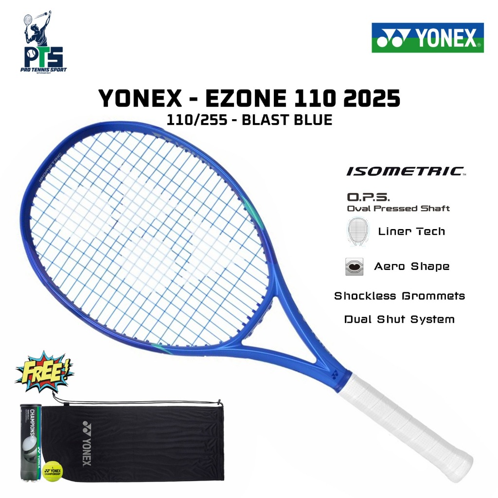 Jual Raket Tenis Yonex EZONE 110 110 255 gr 2025 Blast Blue | Shopee ...