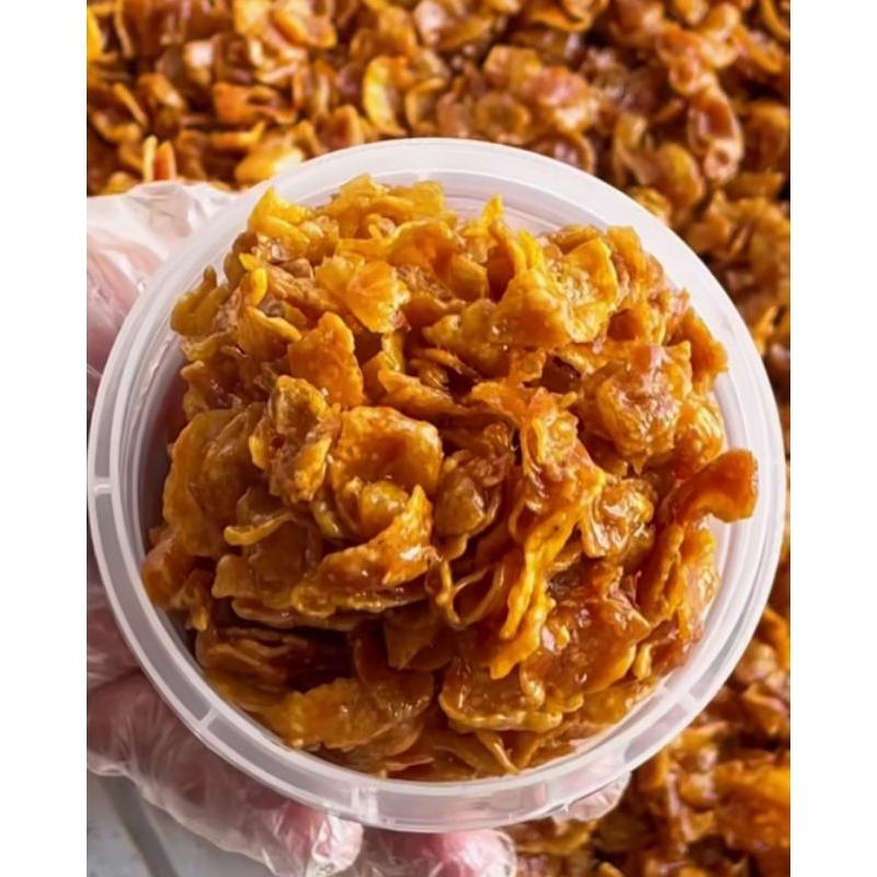 Jual cornflakes caramel.cemilan sehat enak halal. | Shopee Indonesia