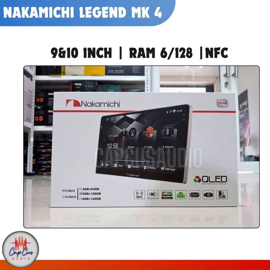 Jual Nakamichi LEGEND MK IV NFC 6/128 GB 9&10" Inch Android NA-3102i Head Unit MK4 MK 4 MKIV ...