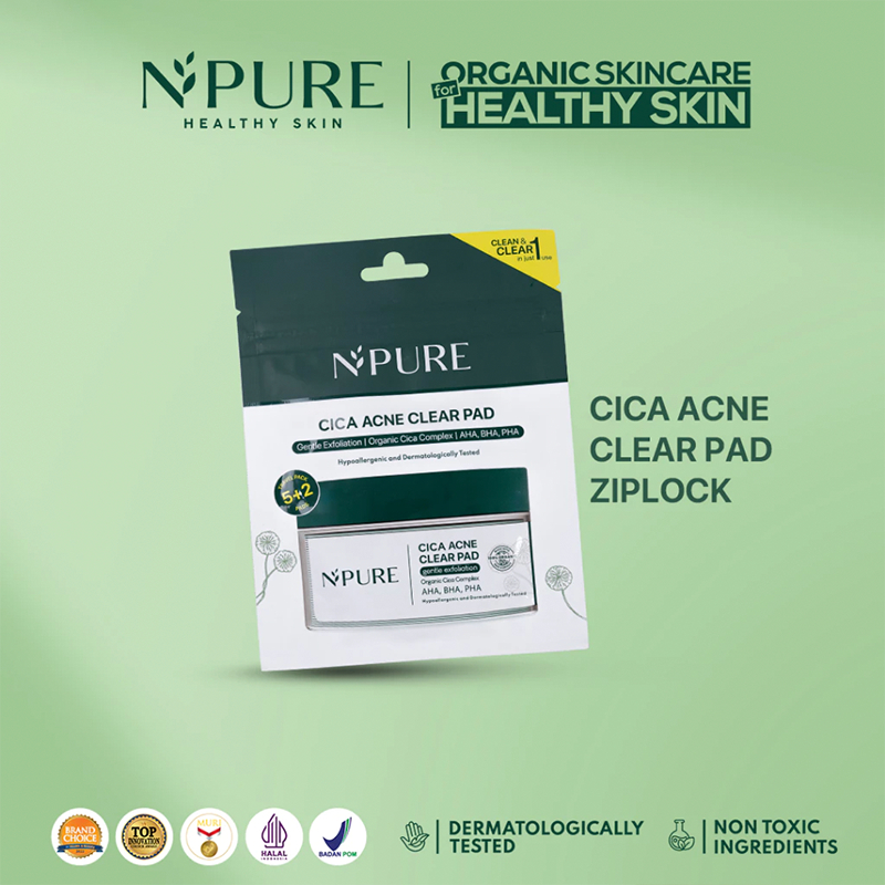 Jual NEW NPURE Acne Clear Pad Cica Sachet | Shopee Indonesia