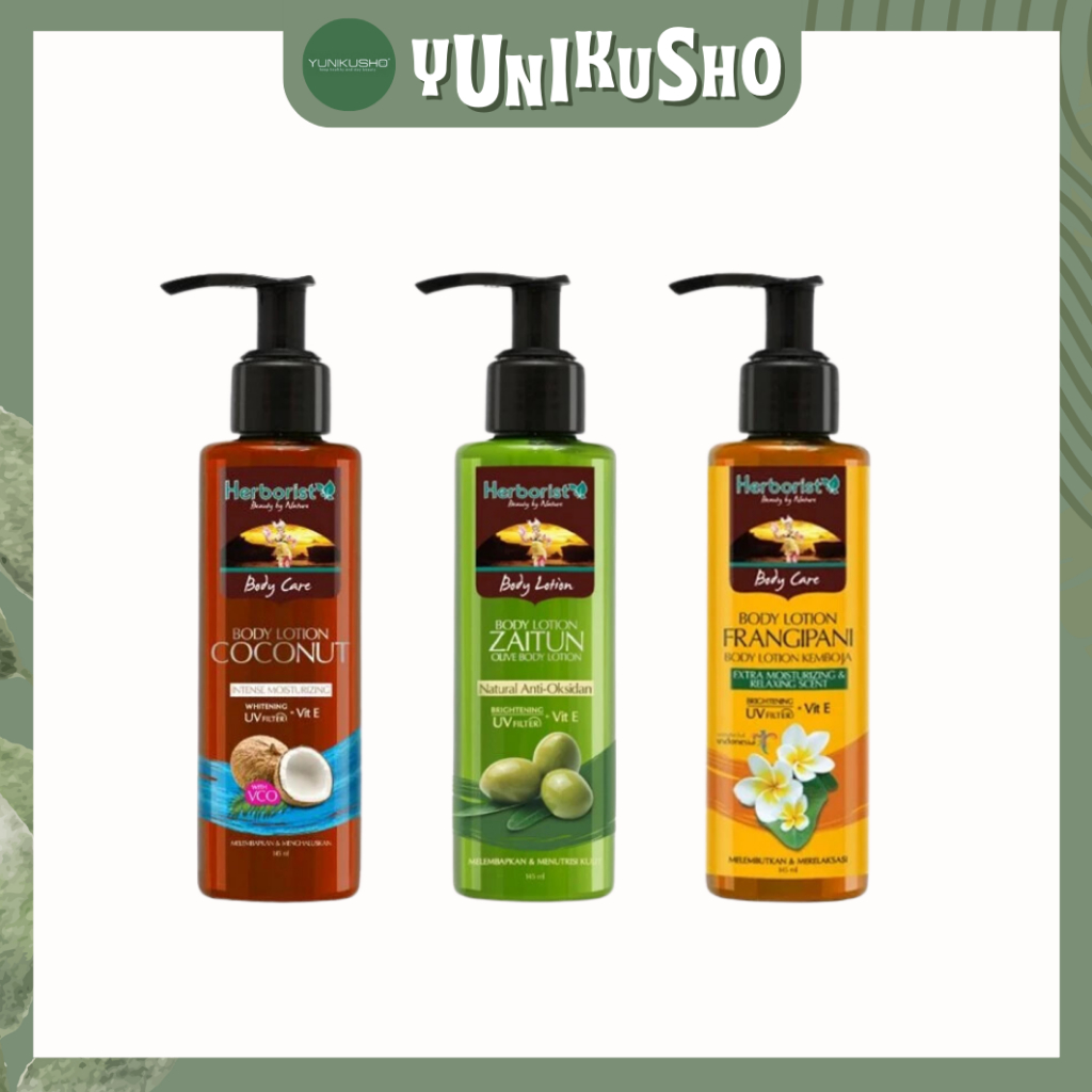 Jual HERBORIST Hand Body Lotion Zaitun / Coconut / Frangipani 145 ml ...