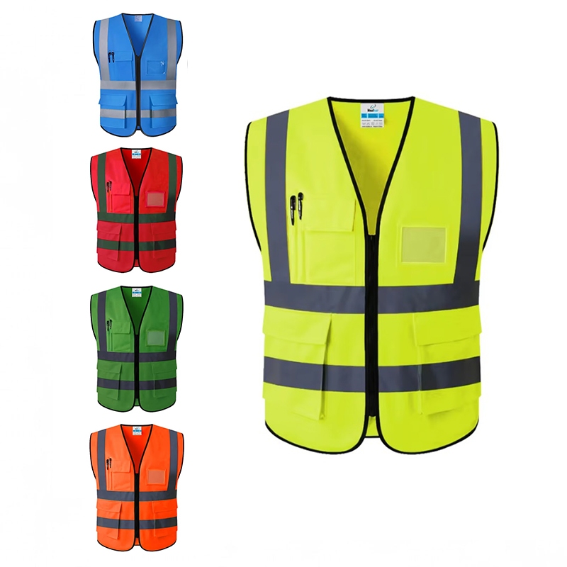 Jual ROMPI POLYESTER / ROMPI SAFETY / ROMPI PROYEK 5 KANTONG DAN SAFETY ...