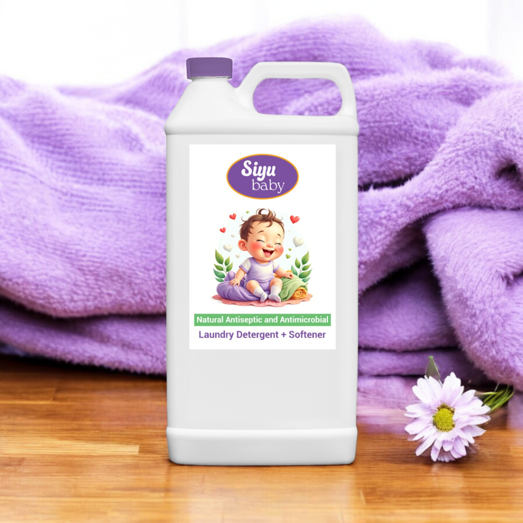 Jual Deterjen Bayi "Siyu Baby" Laundry Detergent + Softener Liquid ...