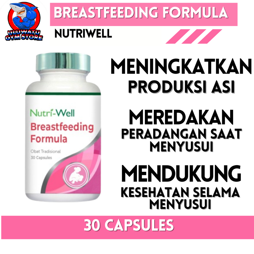 Jual Nutriwell Breastfeeding Formula ASI booster - 30 Capsules | Shopee ...