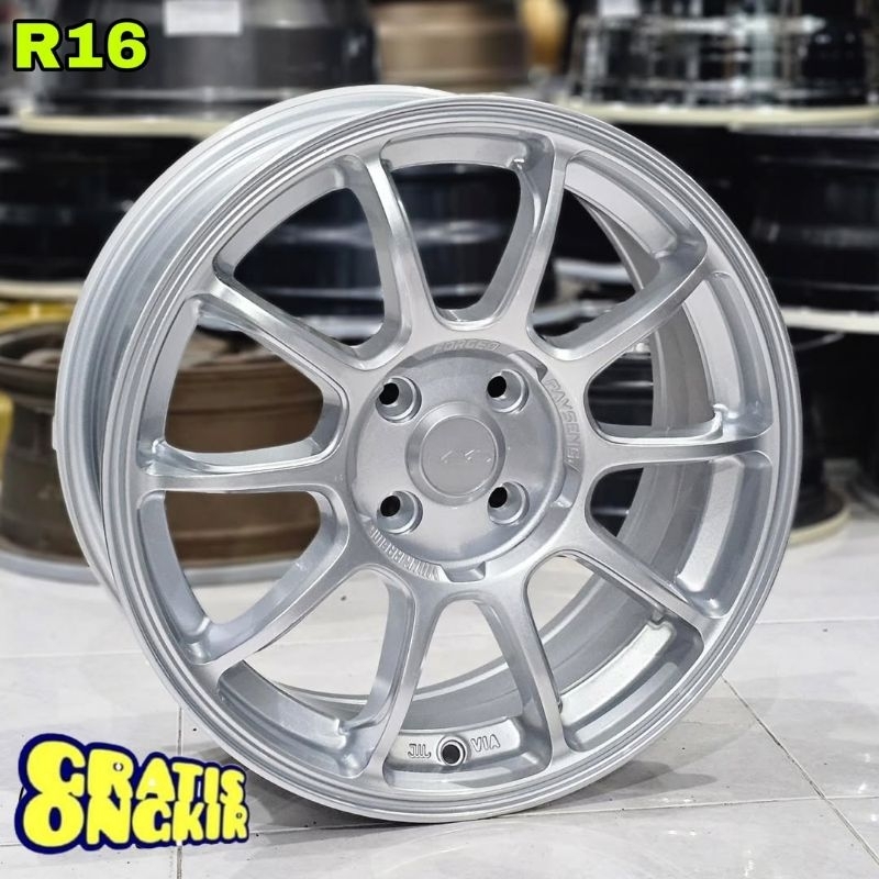 Jual velg racing ring 16 VOLKRAYS ZE40 PCD 4X100 velg mobil r16 velg ...