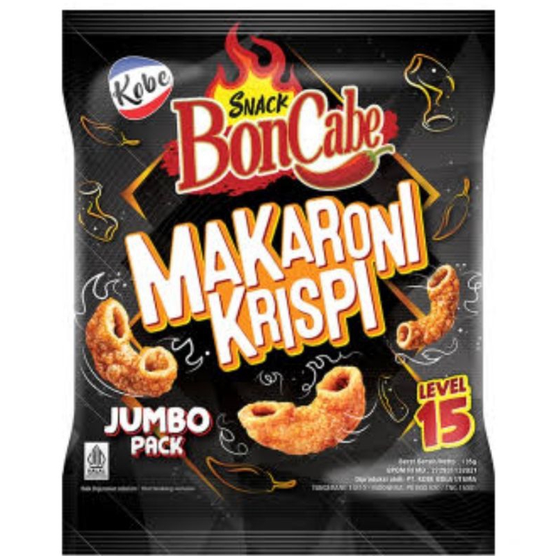 Jual BON CABE KOBE / REGULER MAKARONI KRISPI ORIGINAL LEVEL 15 DAN 10 ...