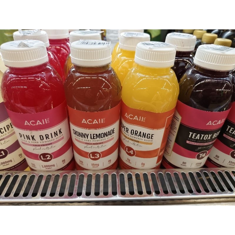 Jual acaii tea juice & herb powered exilir 500ml cold pressed | Shopee ...