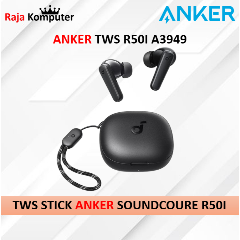 Jual ANKER SOUNDCORE R50I TWS STICK EARPHONE WIRELESS BLUETOOTH 5.3 A3949 | Shopee Indonesia