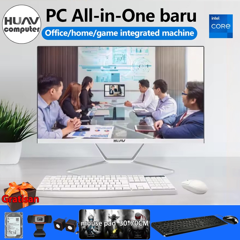 Jual Huav Baru Komputer PC gaming Full Set, PC All-in-one, Prosesor Core i5 8400 Generasi ke-8 ...