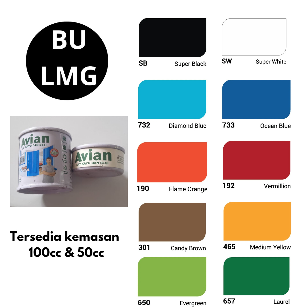 Jual Cat Avian Kecil || Cat Avian 25cc || Cat Avian 50cc [Avian Kayu ...