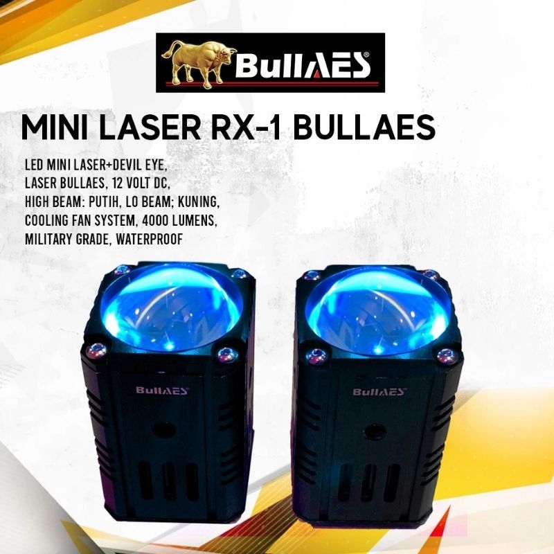 Jual Mini Projie 1 Mata RX1 Mini Laser 1 Mata 28 Watt Devil Eye Merah ...