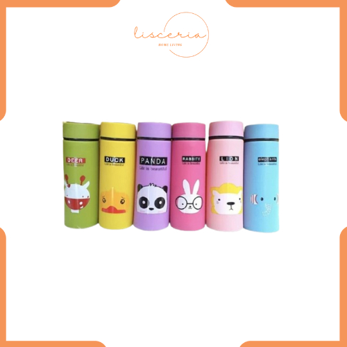 Jual [ LSC ] Botol Minum Karakter / Botol Kaca Termos Glass / Botol ...