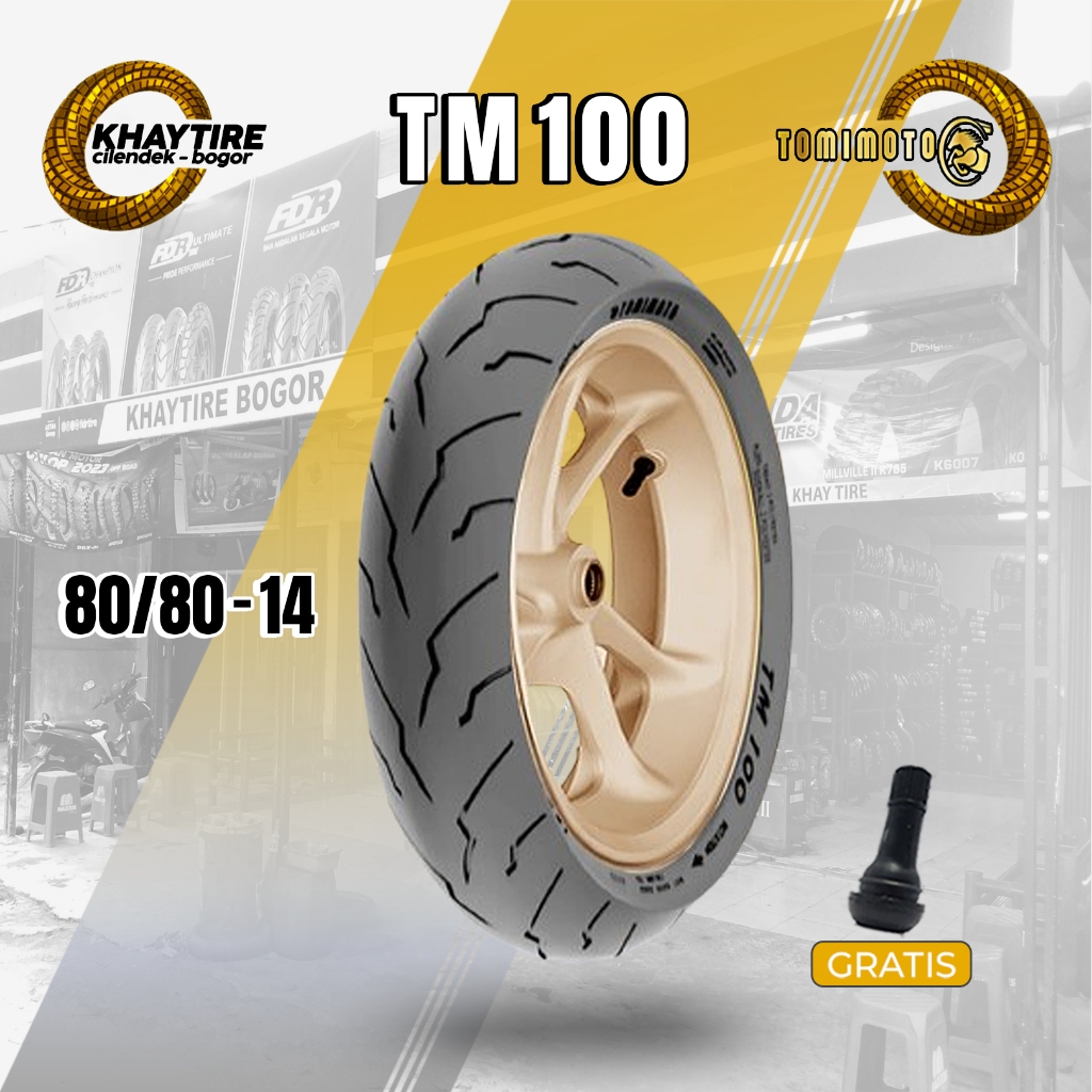 Jual Sepasang/Satuan Ban Motor Matic TOMIMOTO TM100 Ring 14 Tubeless ...
