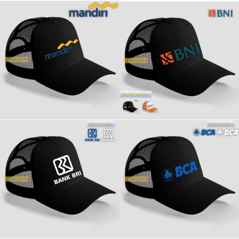 Jual Topi jaring pria wanita topi outdoor adventure all size topi logo ...