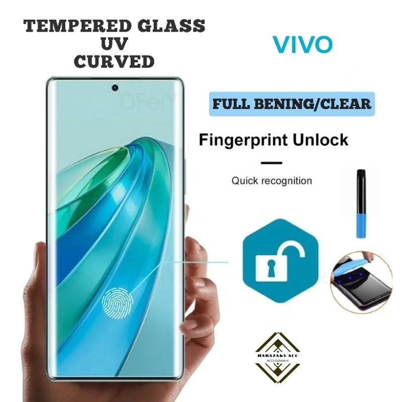 Jual TEMPERED GLASS UV BENING VIVO X200 X100 PRO V50 V40E V40 LITE V27 5G V29 5G V25 PRO V30E ...