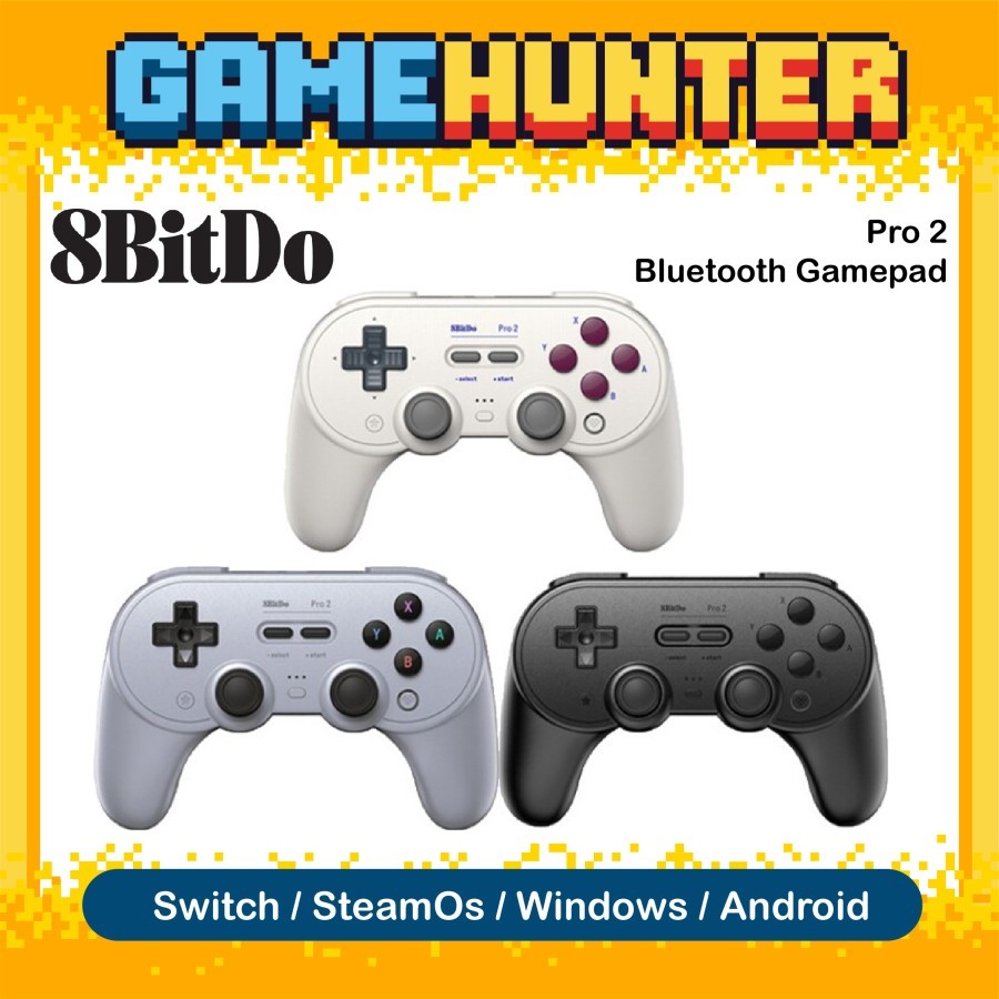 Jual 8BitDo Pro 2 Bluetooth Gamepad for Nintendo Switch / Windows / Steam | Shopee Indonesia