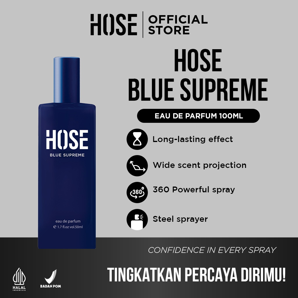 Jual HOSE Eau De Parfum Blue Supreme 50ml | Shopee Indonesia