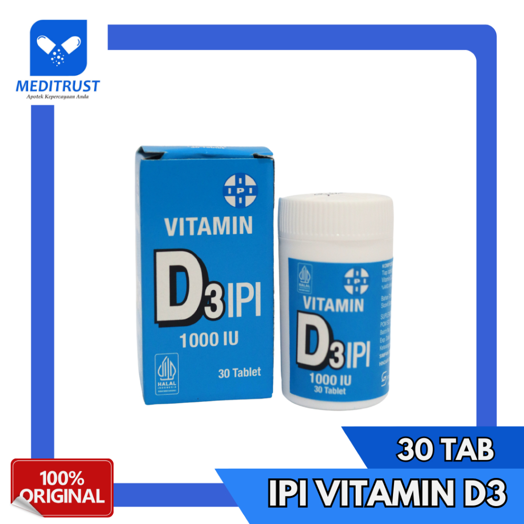 Jual IPI Vitamin D3 1000 IU 30 Tab | Shopee Indonesia