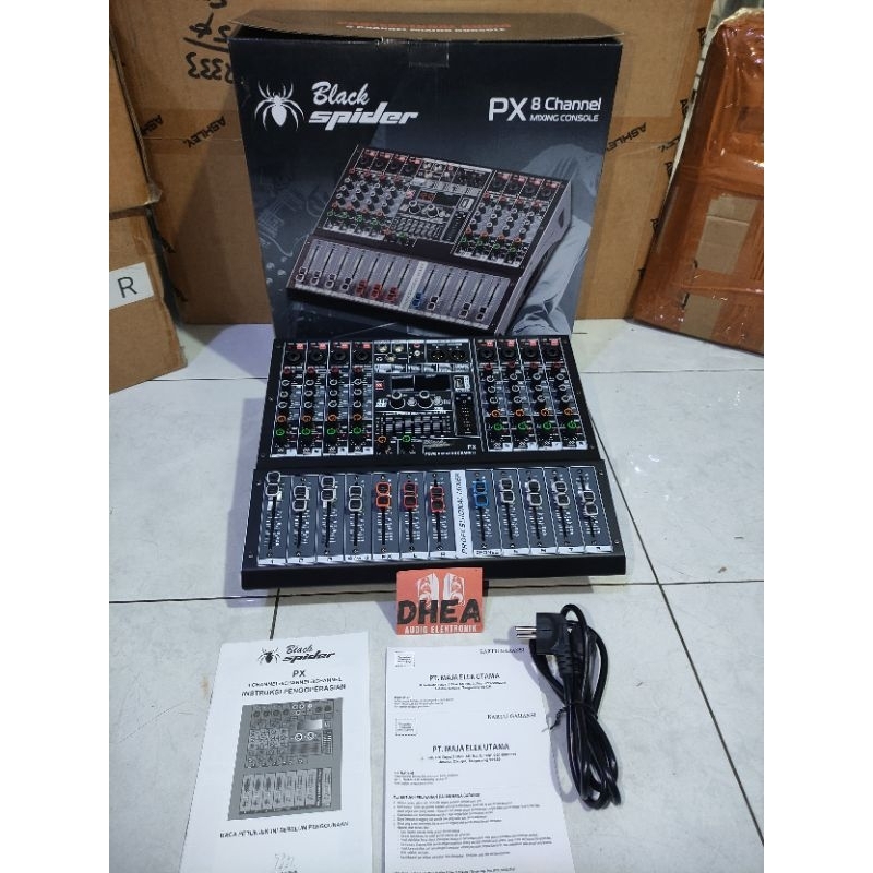 Jual Power Mixer Black Spider PX8 PX-8 PX 8 Original 8 Chanel Plus ...