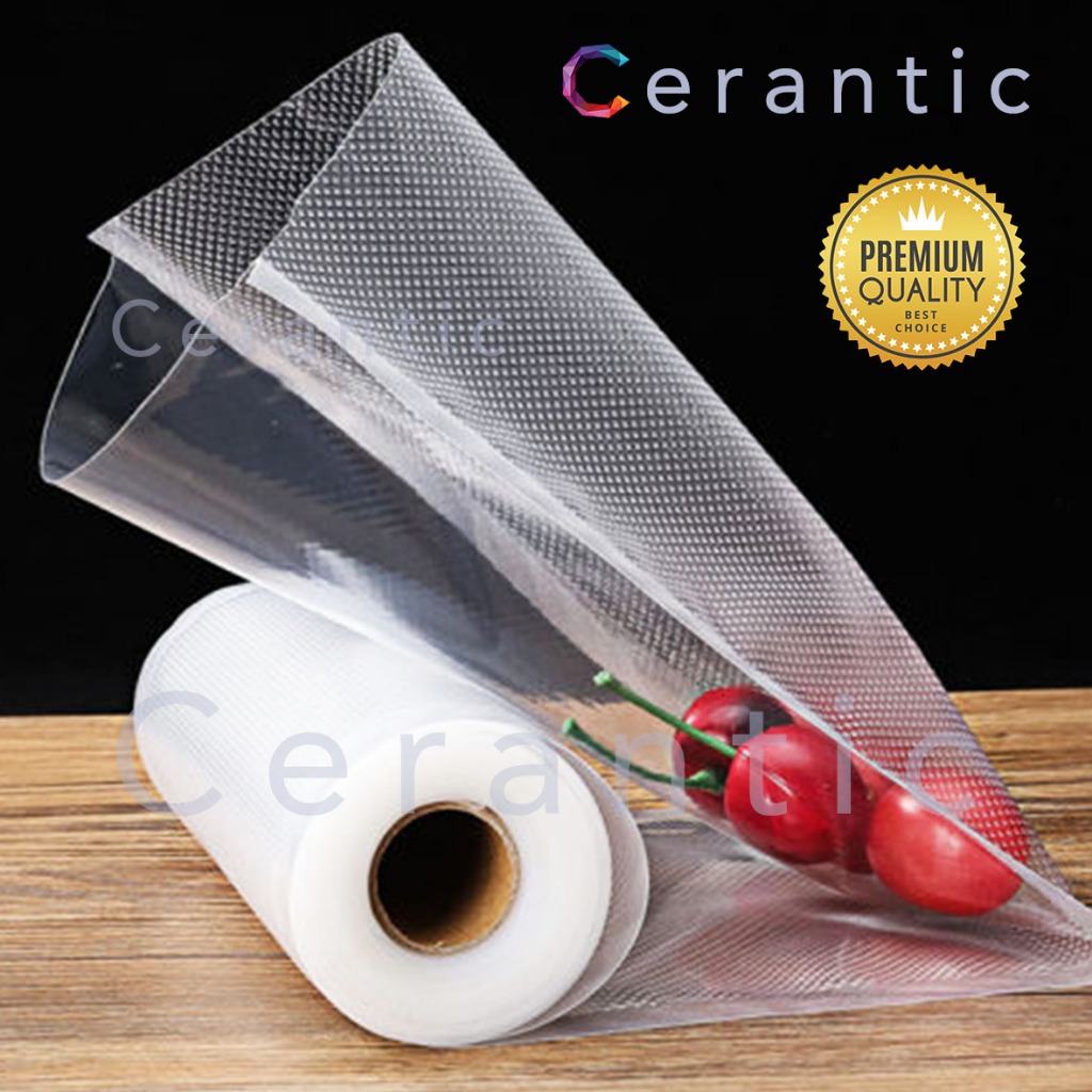 Jual Plastik Vacuum Emboss ROLL Semua Ukuran 10x500 - 30x500 | Shopee ...