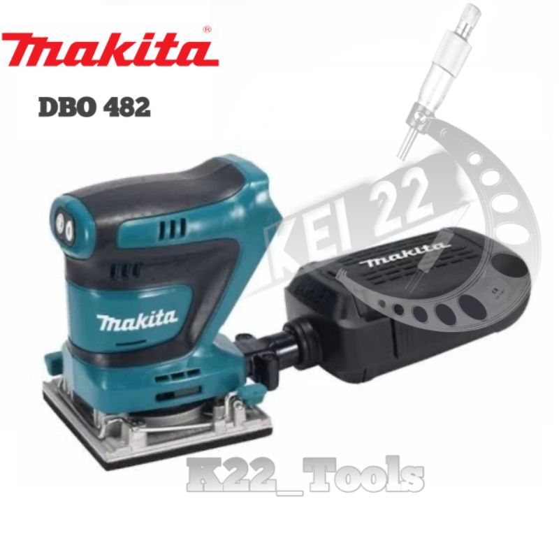 Jual MESIN AMPLAS BATERAI 18V MAKITA DBO 481 DAN DBO 482 UNIT ONLY ...