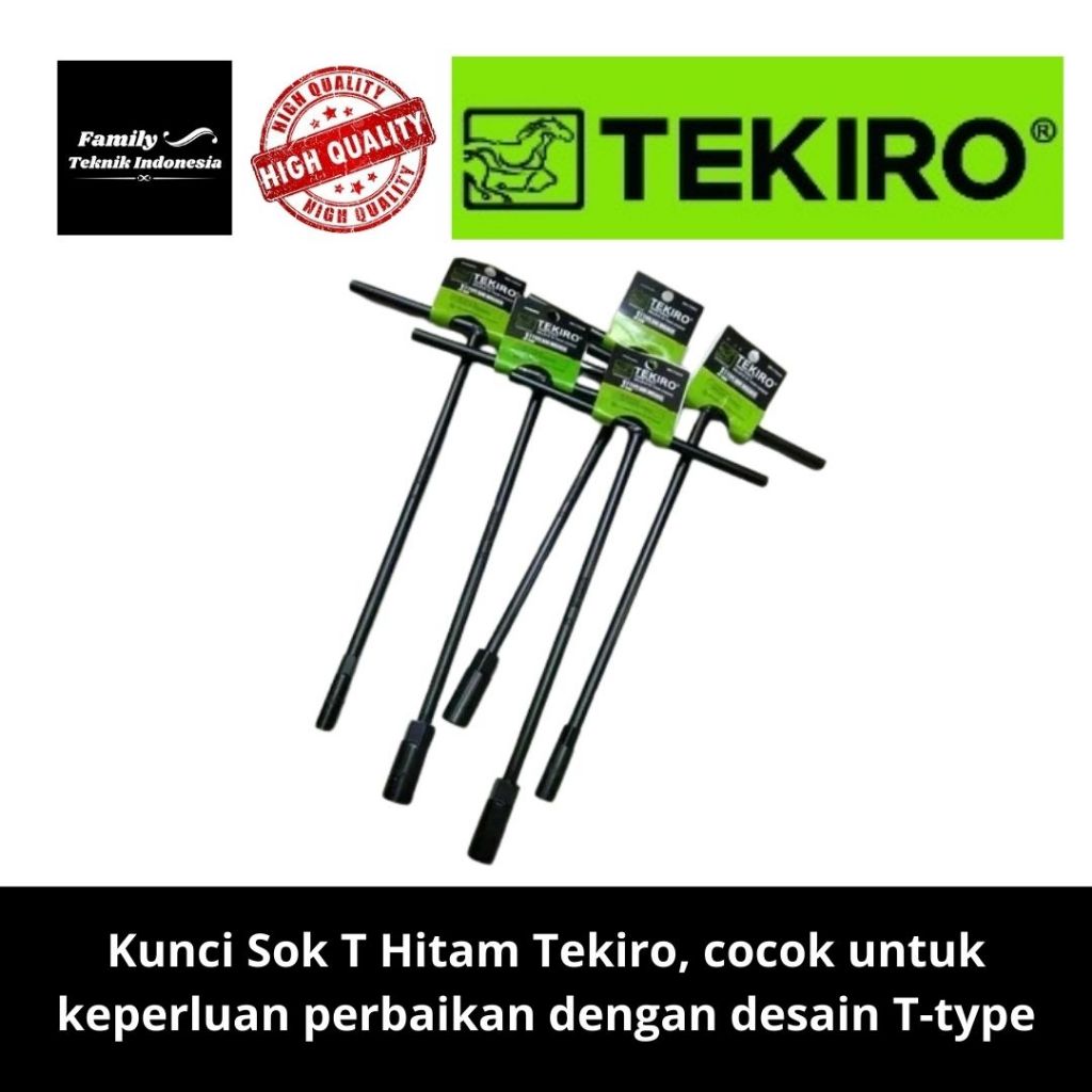 Jual Tekiro Kunci Sok T Hitam (original 100%) japan quality | Shopee ...