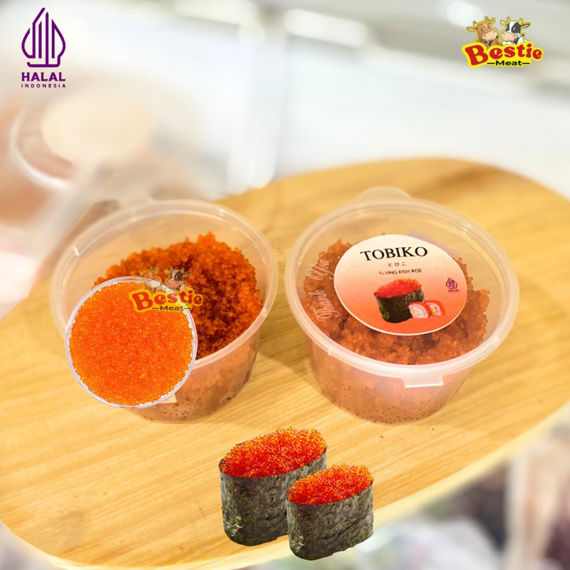Jual Tobiko Orange | Flying Fish Roe Premium Grade A | Telur Ikan Sushi ...
