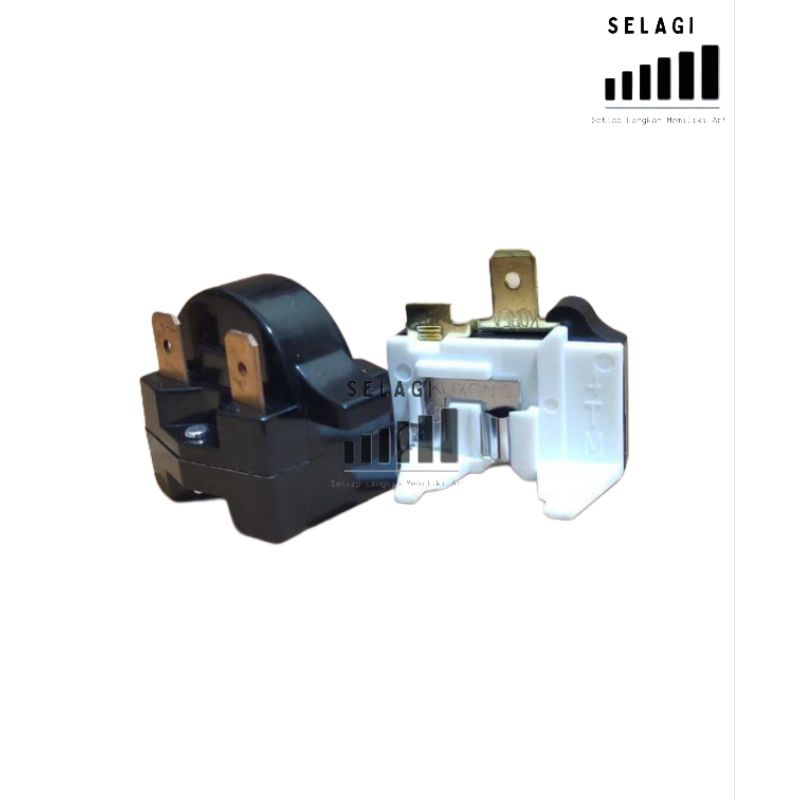 Jual PTC RELAY OVERLOAD KULKAS TOSHIBA PINTU 1 2 3 4 UKURAN 1/3PK 1/4PK ...