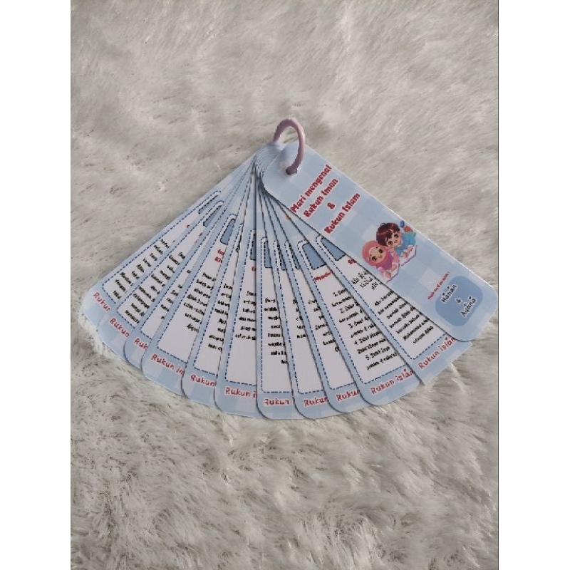 Jual Flashcard Rukun Iman & Rukun Islam | Shopee Indonesia