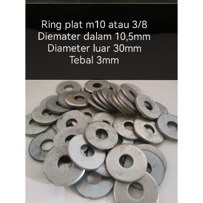 Jual ring plat m10x30 atau 3/8 harga per kg | Shopee Indonesia