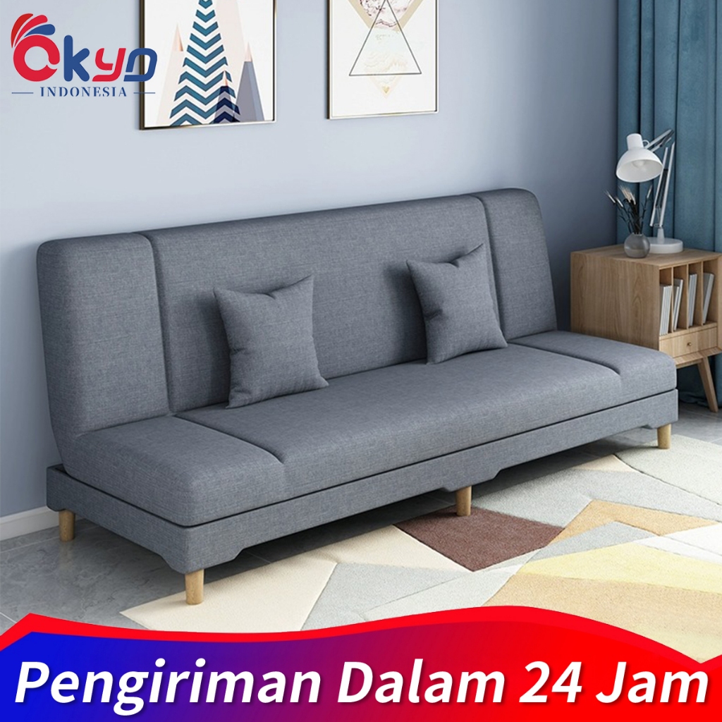 Jual Sofa Bed Minimalis/ Mewah Sofa 2 seate Sofa/Dilipat Kursi Tamu ...