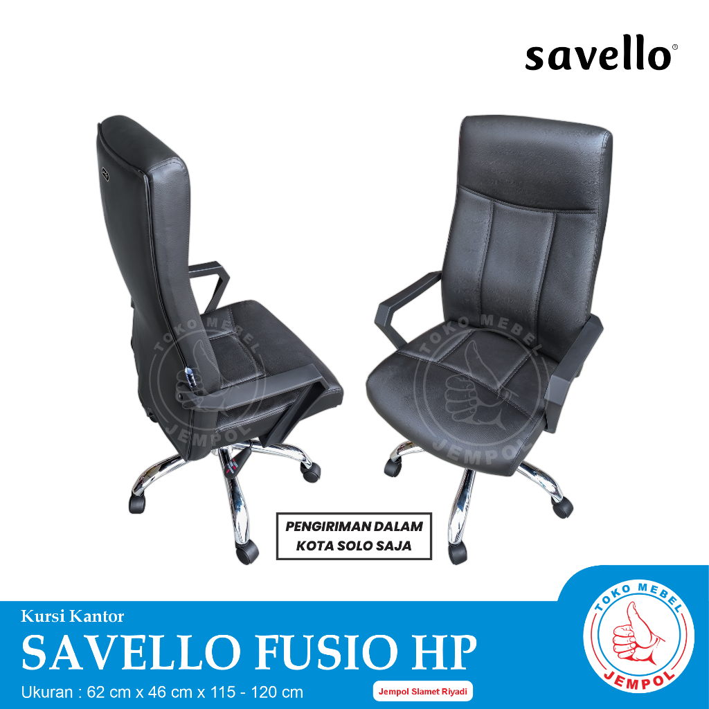 Jual Kursi Kantor Savello Fusio HP / Kursi Direktur / Kursi Gaming / Kursi Staf | Shopee Indonesia