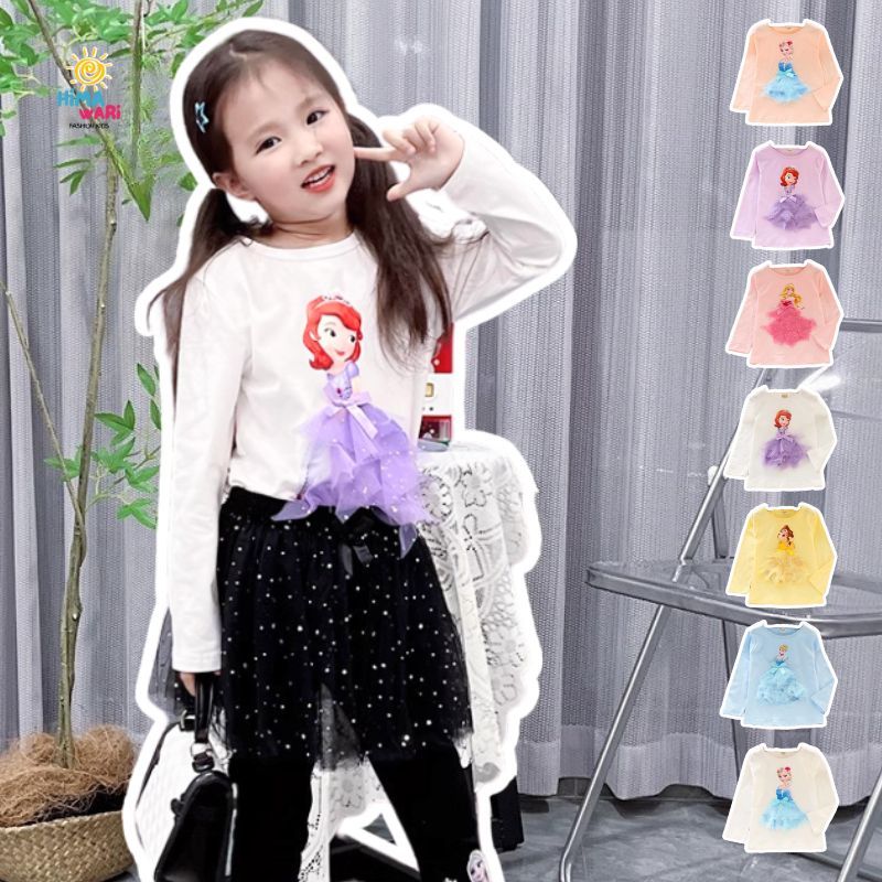 Jual Himawari.kids [COD] Atasan Anak Perempuan DREAMY Katun LENGAN ...